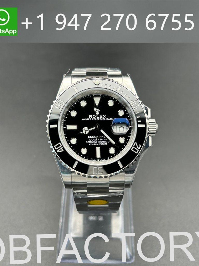 Noob Factory Rolex Submariner 126610LN Oyster Black Dial 41mm Super ...