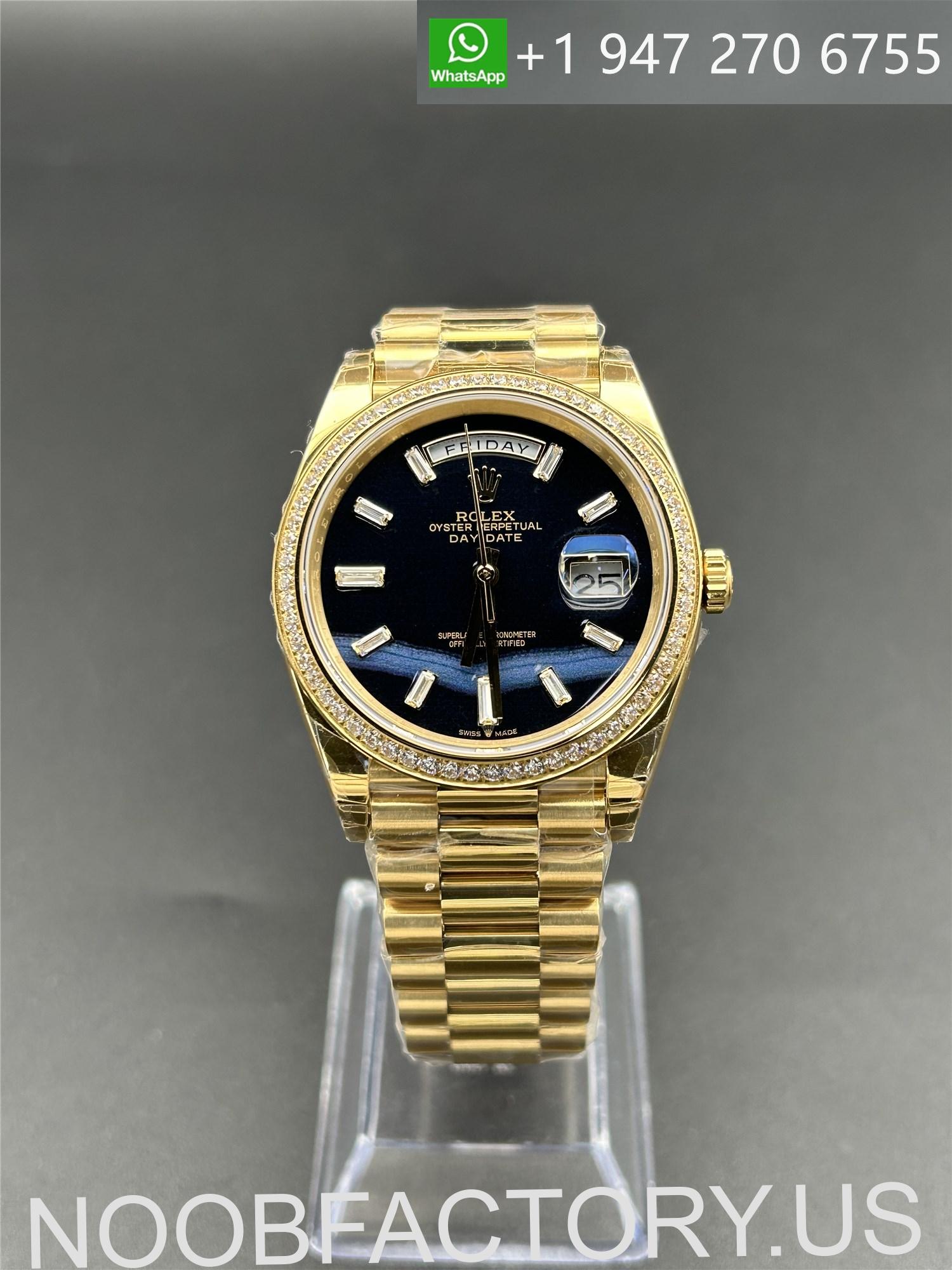 Noob Factory Rolex Day-Date 228238 40mm President Falcon’s Eye Dial ...