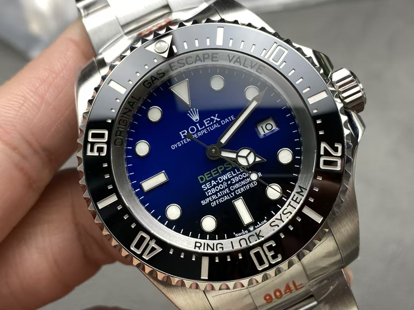 Rolex Sea-Dweller Blue Black Gradient Dial Super Clone