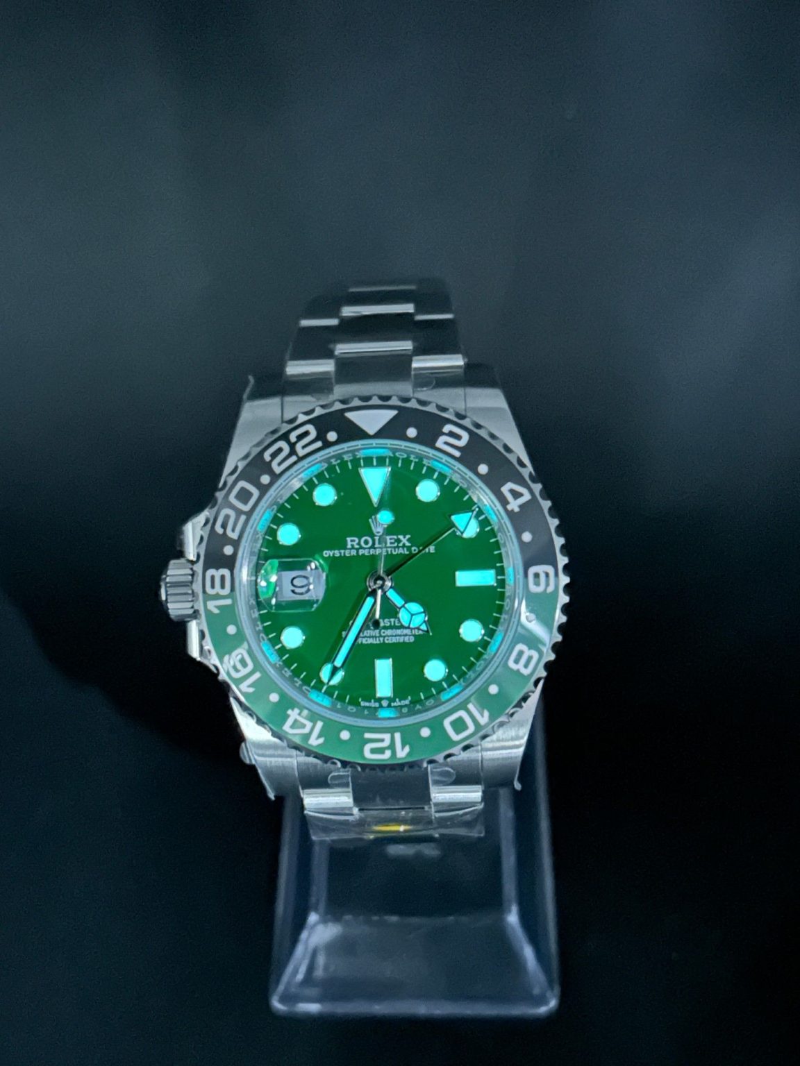 Noob Factory Rolex GMT Master II Oyster 126729VTNR Green Dial with ...