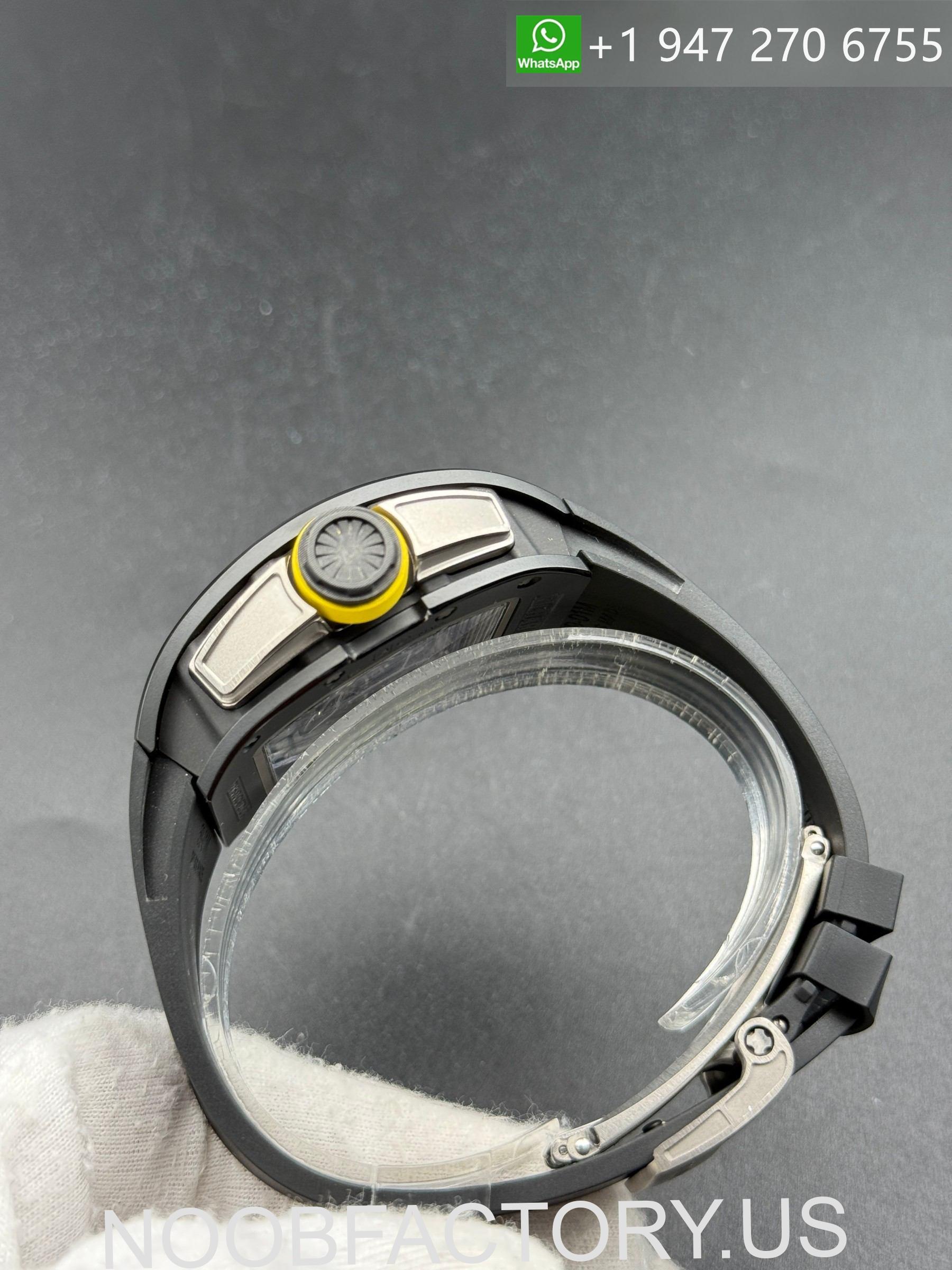 APS Factory Richard Mille RM61-01 50.23x42.70mm Black Ceramic Super ...